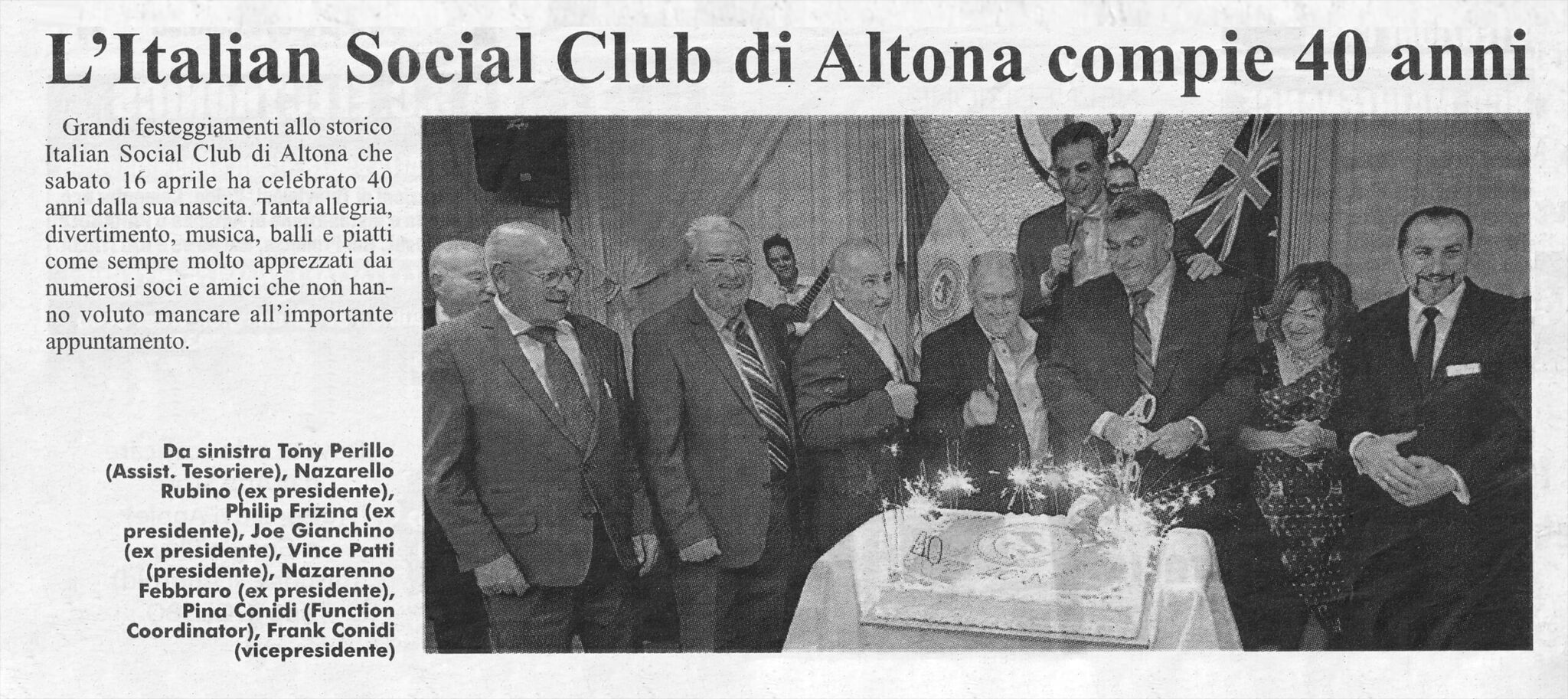 History – Italian Social Club Altona